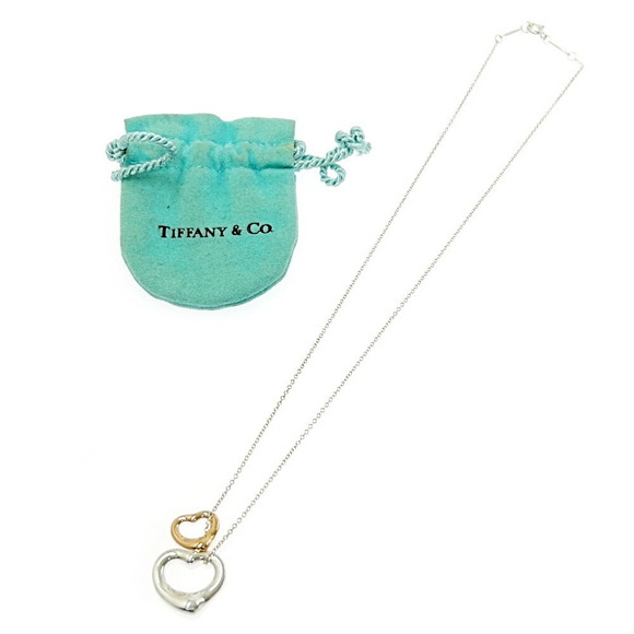 Tiffany & Co. | Jewelry | Tiffany Gold Elsa Peretti Double Open Heart ...